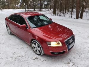 Sarkans Audi A6 2005 Utena, ar dzinēja tilpumu 2.97 L un nobraukumu 368 tūkst. km par 4350 €, foto 3 vietnē AUTOMOTO.COM.LV