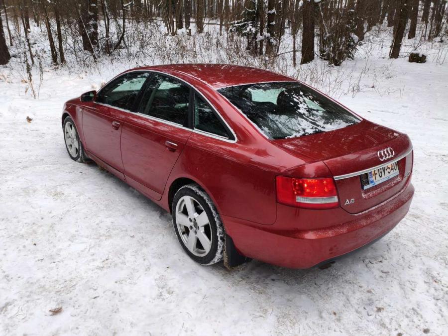 Sarkans Audi A6 2005 Utena, ar dzinēja tilpumu 2.97 L un nobraukumu 368 tūkst. km par 4350 €, foto 5 vietnē AUTOMOTO.COM.LV