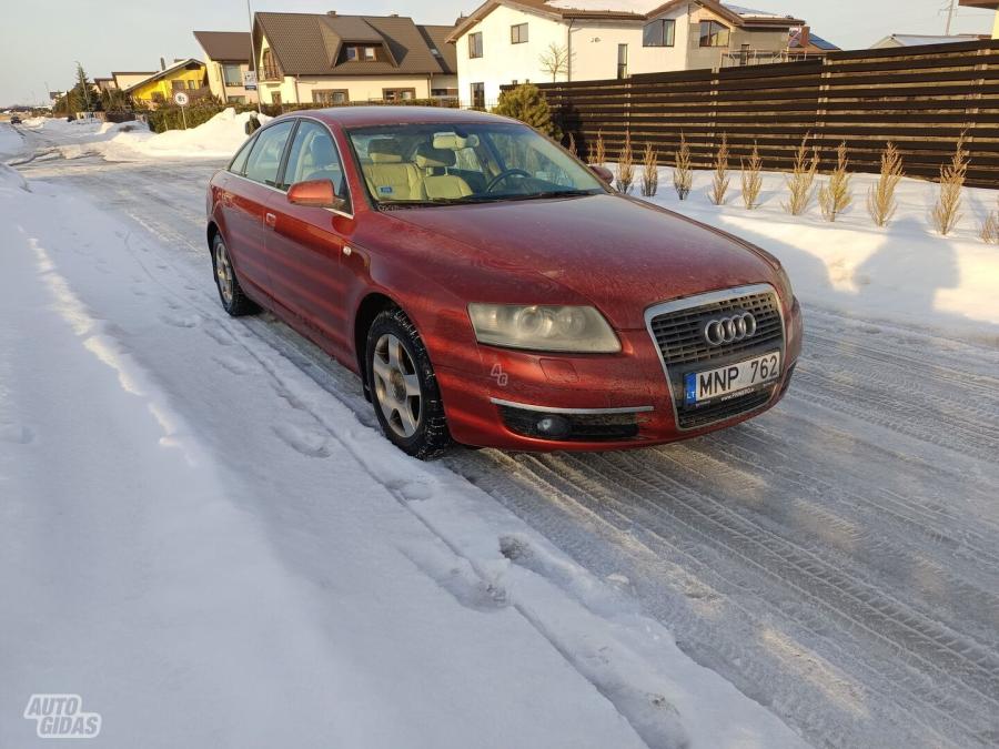 Sarkans Audi A6 2005 Klaipėda, ar dzinēja tilpumu 2.40 L un nobraukumu 368 tūkst. km par 1000 €, foto 2 vietnē AUTOMOTO.COM.LV