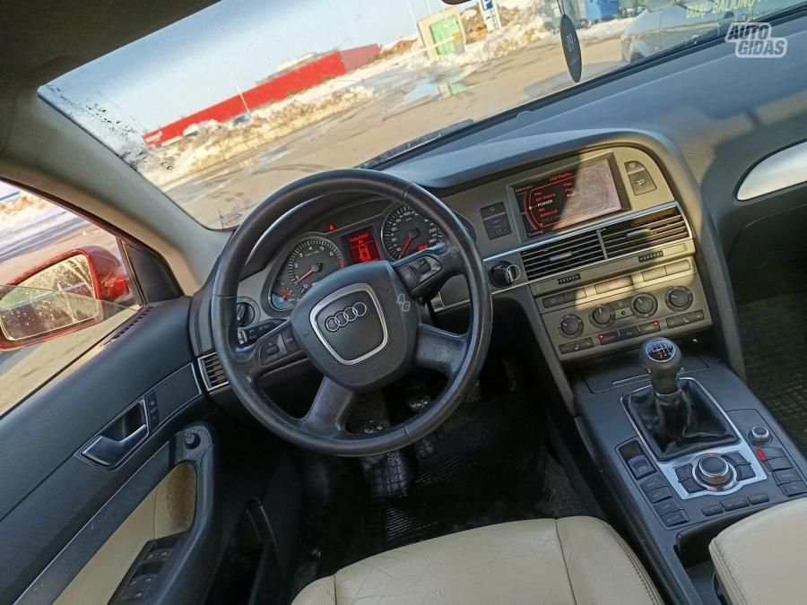 Sarkans Audi A6 2005 Klaipėda, ar dzinēja tilpumu 2.40 L un nobraukumu 368 tūkst. km par 1000 €, foto 6 vietnē AUTOMOTO.COM.LV