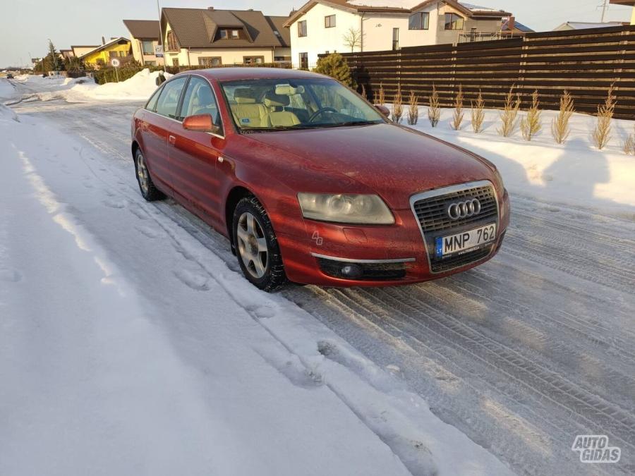 Red Audi A6 2005 in Klaipeda, with an engine capacity of 2.40 L and mileage of 300 thousand km for 999 €, photo 1 on AUTOMOTO.COM.LV