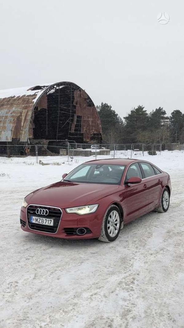 Sarkans Audi A6 2012 Kauņa, ar dzinēja tilpumu 2.97 L un nobraukumu 309 tūkst. km par 8700 €, foto 1 vietnē AUTOMOTO.COM.LV