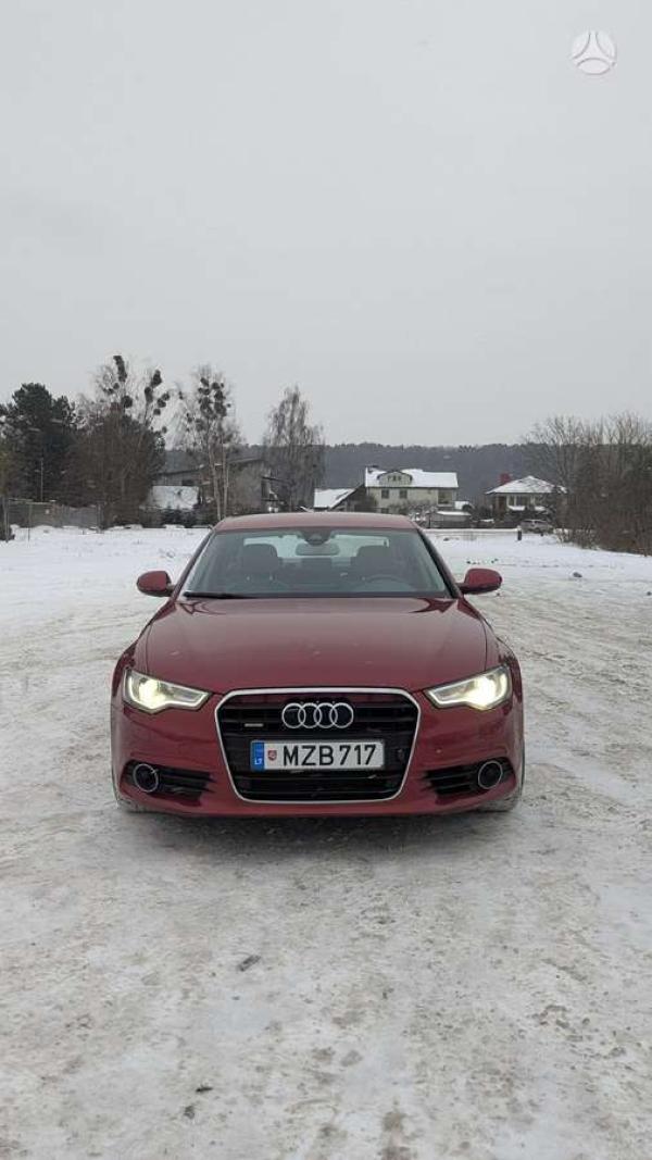 Sarkans Audi A6 2012 Kauņa, ar dzinēja tilpumu 2.97 L un nobraukumu 309 tūkst. km par 8700 €, foto 2 vietnē AUTOMOTO.COM.LV