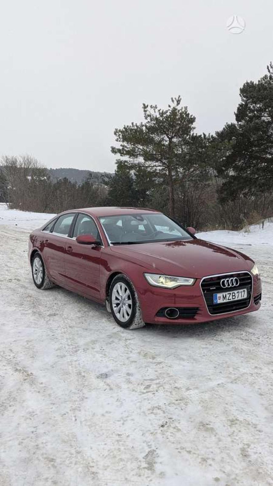 Red Audi A6 2012 in Kaunas, with an engine capacity of 2.97 L and mileage of 309 thousand km for 8700 €, photo 3 on AUTOMOTO.COM.LV