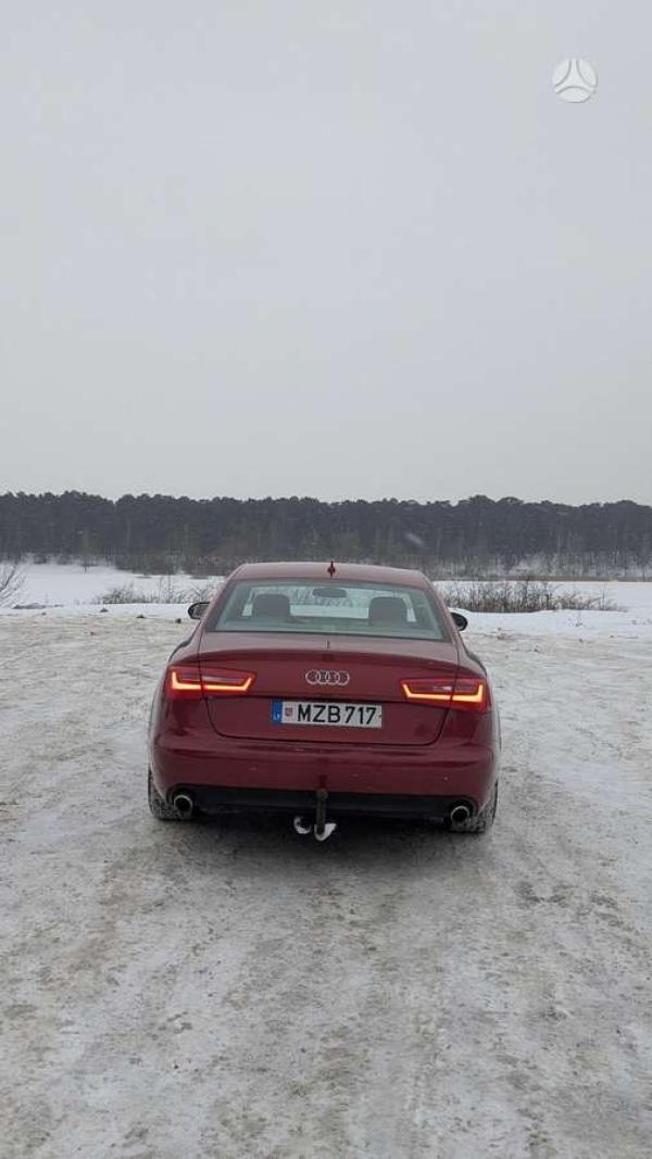 Sarkans Audi A6 2012 Kauņa, ar dzinēja tilpumu 2.97 L un nobraukumu 309 tūkst. km par 8700 €, foto 6 vietnē AUTOMOTO.COM.LV