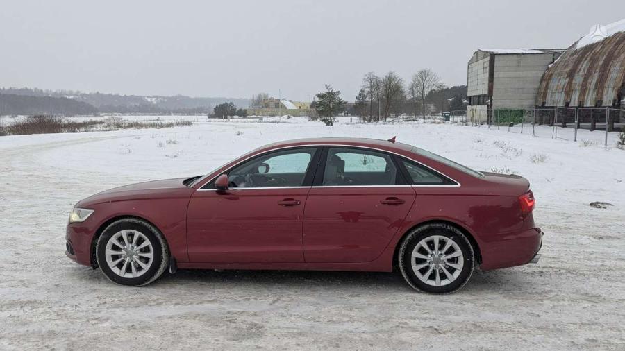Red Audi A6 2012 in Kaunas, with an engine capacity of 2.97 L and mileage of 309 thousand km for 8700 €, photo 8 on AUTOMOTO.COM.LV