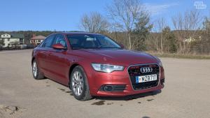 Sarkans Audi A6 2012 Kauņa, ar dzinēja tilpumu 3.00 L un nobraukumu 312 tūkst. km par 6800 €, foto  vietnē AUTOMOTO.COM.LV