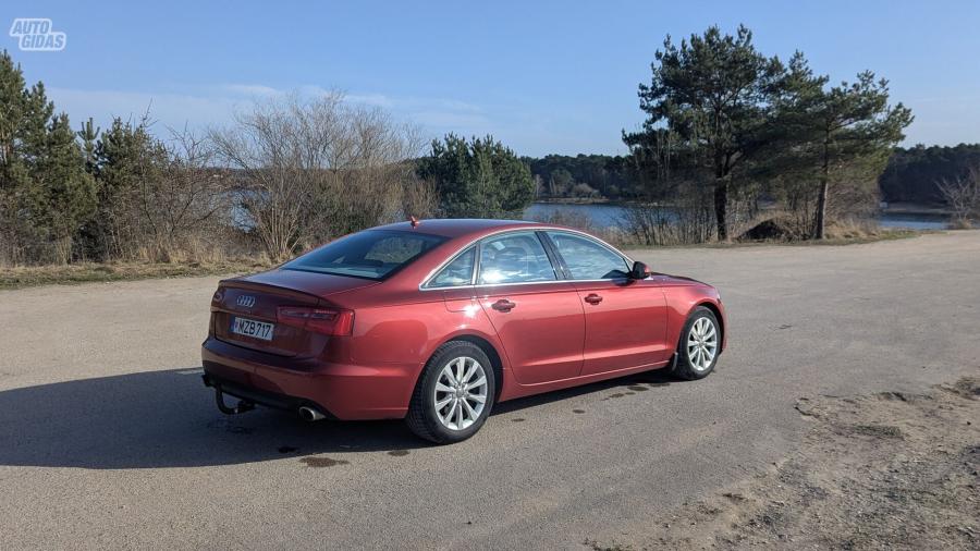 Sarkans Audi A6 2012 Kauņa, ar dzinēja tilpumu 3.00 L un nobraukumu 312 tūkst. km par 6800 €, foto 4 vietnē AUTOMOTO.COM.LV