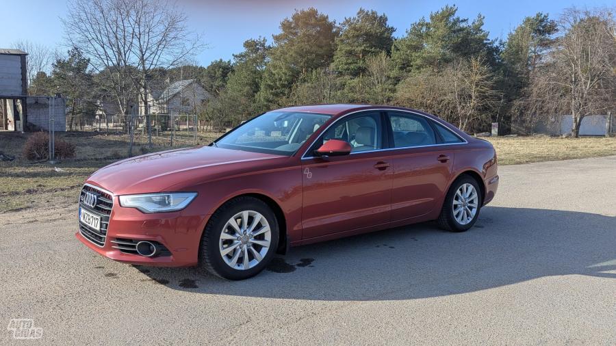 Sarkans Audi A6 2012 Kauņa, ar dzinēja tilpumu 3.00 L un nobraukumu 312 tūkst. km par 6800 €, foto 7 vietnē AUTOMOTO.COM.LV