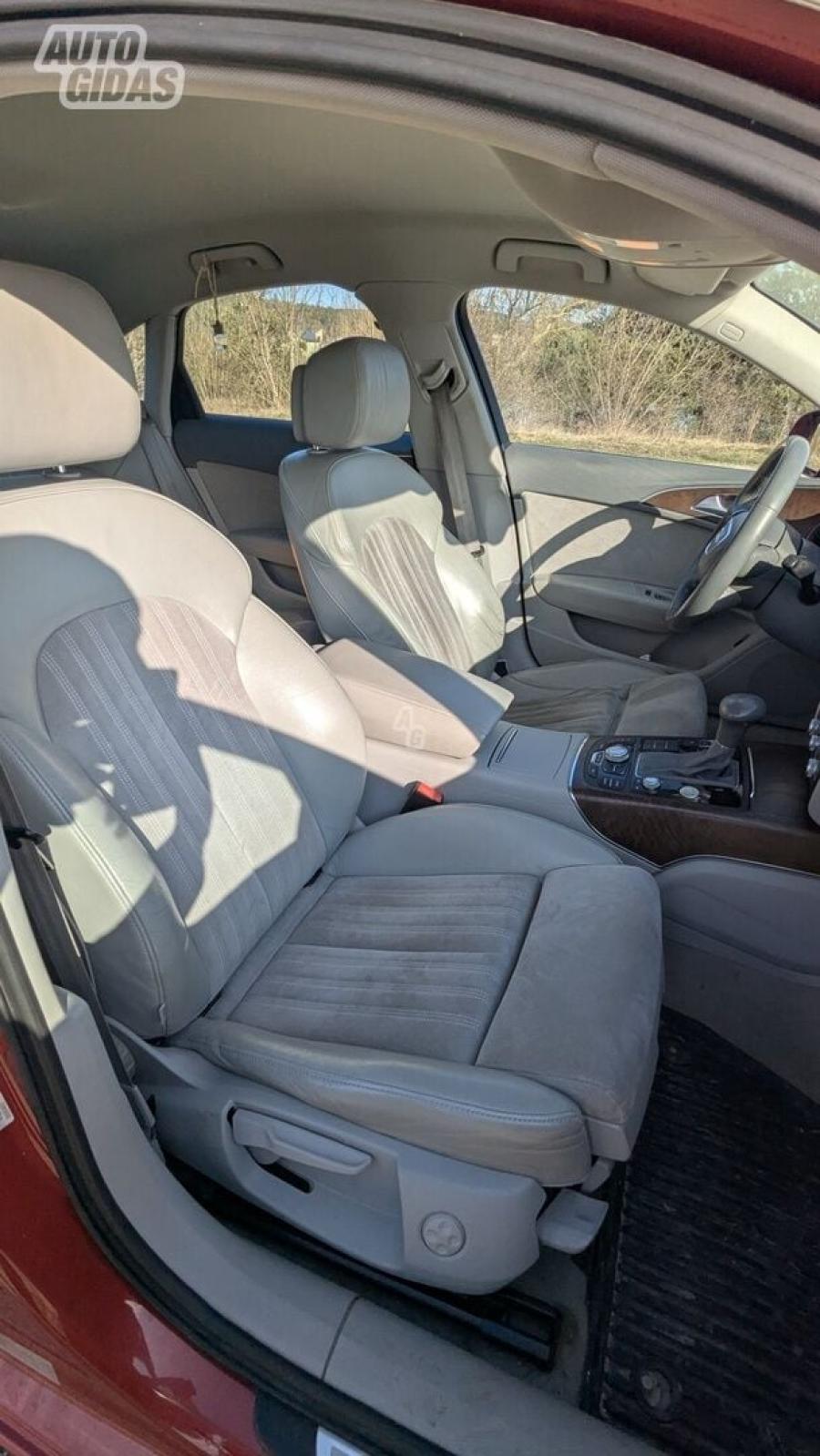 Sarkans Audi A6 2012 Kauņa, ar dzinēja tilpumu 3.00 L un nobraukumu 312 tūkst. km par 6800 €, foto 19 vietnē AUTOMOTO.COM.LV