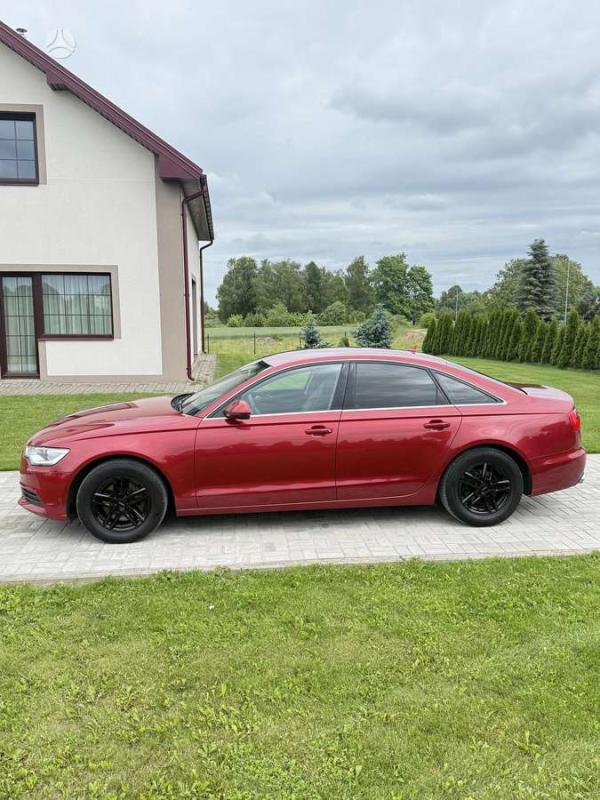 Red Audi A6 2014 in Siauliai, with an engine capacity of 1.97 L and mileage of 367 thousand km for 8700 €, photo 2 on AUTOMOTO.COM.LV