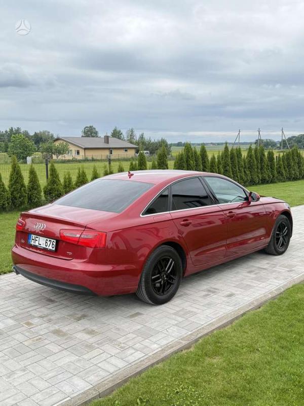 Red Audi A6 2014 in Siauliai, with an engine capacity of 1.97 L and mileage of 367 thousand km for 8700 €, photo 4 on AUTOMOTO.COM.LV