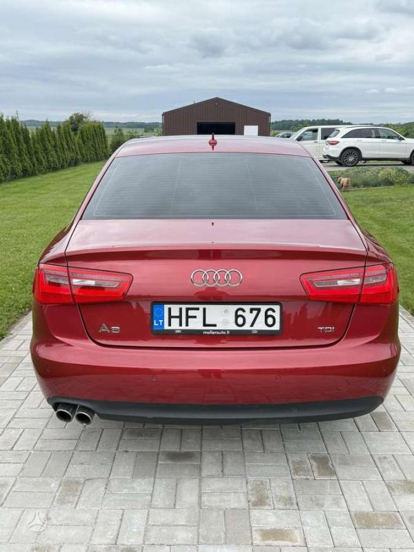 Red Audi A6 2014 in Siauliai, with an engine capacity of 1.97 L and mileage of 367 thousand km for 8700 €, photo 8 on AUTOMOTO.COM.LV