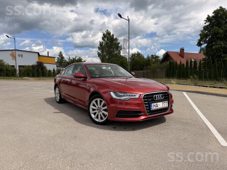 Sarkans Audi A6 2014 Aizkraukle, ar dzinēja tilpumu 3.00 L un nobraukumu 182 tūkst. km par 19500 €, foto 1 vietnē AUTOMOTO.COM.LV