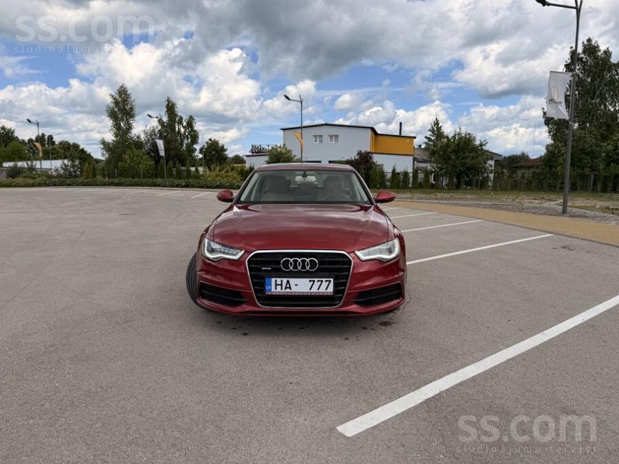 Sarkans Audi A6 2014 Aizkraukle, ar dzinēja tilpumu 3.00 L un nobraukumu 182 tūkst. km par 19500 €, foto 3 vietnē AUTOMOTO.COM.LV