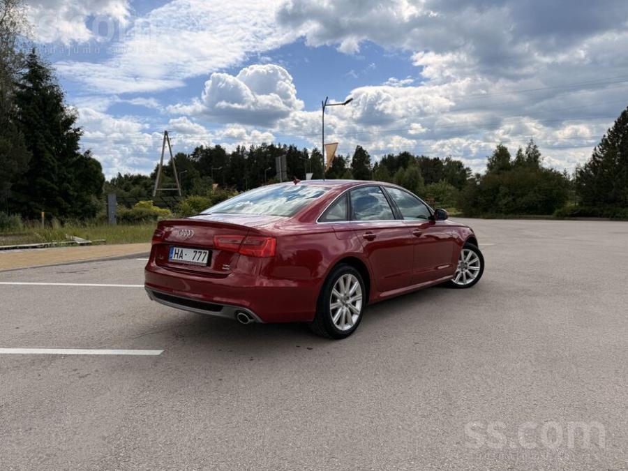 Sarkans Audi A6 2014 Aizkraukle, ar dzinēja tilpumu 3.00 L un nobraukumu 182 tūkst. km par 19500 €, foto 6 vietnē AUTOMOTO.COM.LV