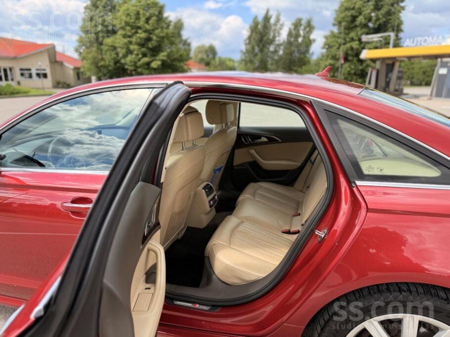 Sarkans Audi A6 2014 Aizkraukle, ar dzinēja tilpumu 3.00 L un nobraukumu 182 tūkst. km par 19500 €, foto 17 vietnē AUTOMOTO.COM.LV