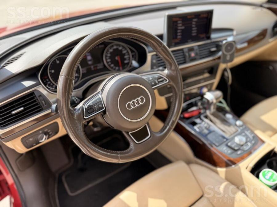 Sarkans Audi A6 2014 Aizkraukle, ar dzinēja tilpumu 3.00 L un nobraukumu 182 tūkst. km par 19500 €, foto 21 vietnē AUTOMOTO.COM.LV