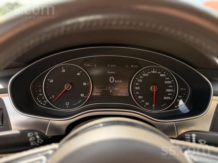 Sarkans Audi A6 2014 Aizkraukle, ar dzinēja tilpumu 3.00 L un nobraukumu 182 tūkst. km par 19500 €, foto 24 vietnē AUTOMOTO.COM.LV