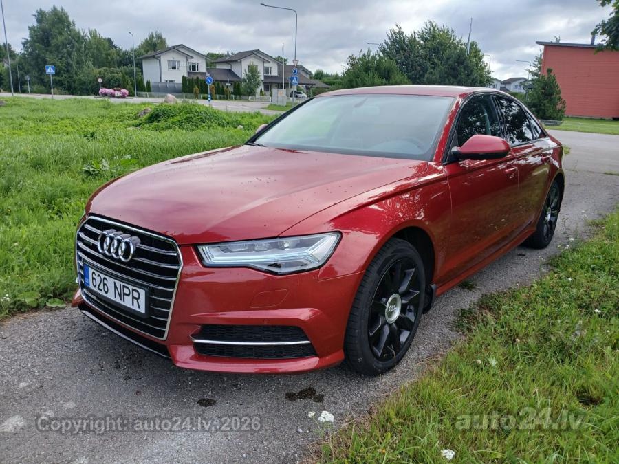 Red Audi A6 2015 in Tallinn, with an engine capacity of 2.00 L and mileage of 235 thousand km for 11111 €, photo 1 on AUTOMOTO.COM.LV