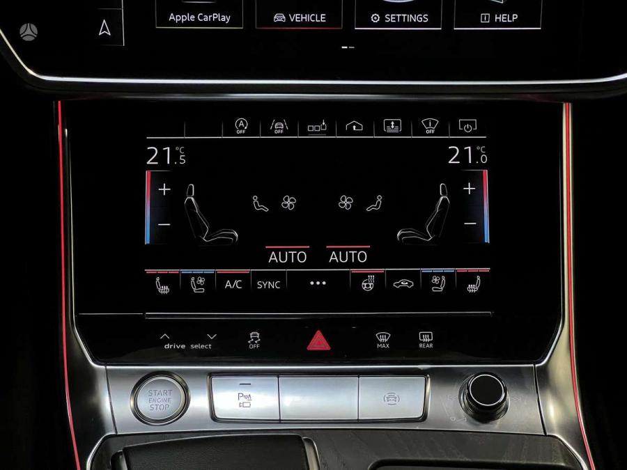 Sarkans Audi A6 2019 Viļņa, ar dzinēja tilpumu 3.00 L un nobraukumu 127 tūkst. km par 31000 €, foto 23 vietnē AUTOMOTO.COM.LV