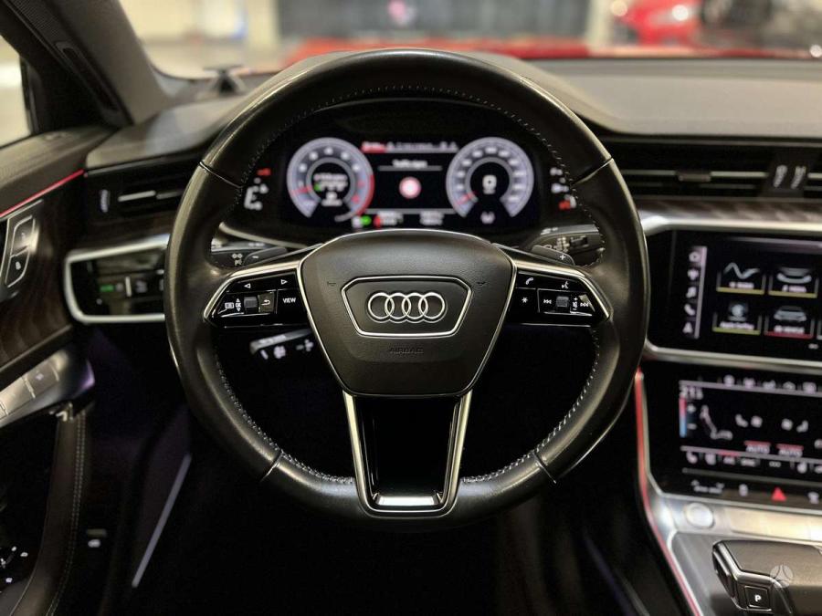 Red Audi A6 2019 in Vilnius, with an engine capacity of 3.00 L and mileage of 127 thousand km for 29990 €, photo 21 on AUTOMOTO.COM.LV