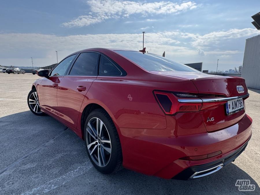Sarkans Audi A6 2022 Viļņa, ar dzinēja tilpumu 2.00 L un nobraukumu 41 tūkst. km par 29999 €, foto 4 vietnē AUTOMOTO.COM.LV