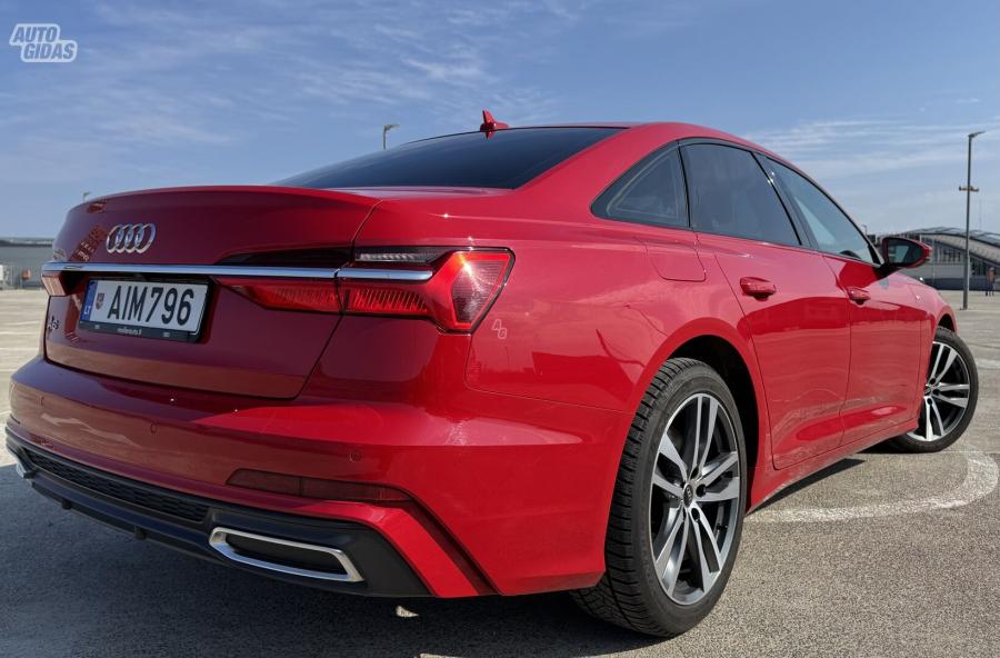 Sarkans Audi A6 2022 Viļņa, ar dzinēja tilpumu 2.00 L un nobraukumu 41 tūkst. km par 29999 €, foto 10 vietnē AUTOMOTO.COM.LV
