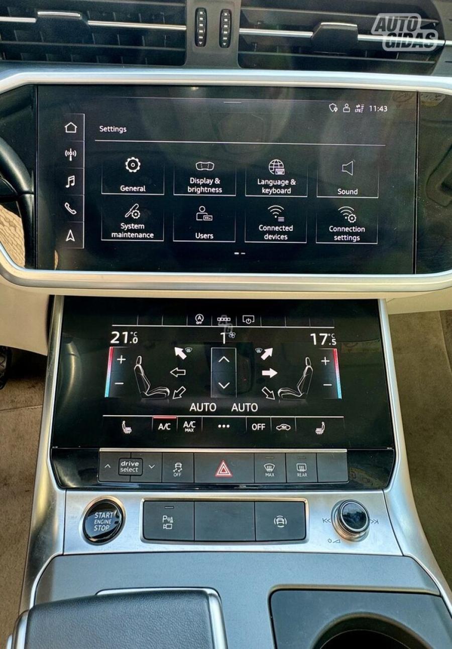 Sarkans Audi A6 2022 Viļņa, ar dzinēja tilpumu 2.00 L un nobraukumu 41 tūkst. km par 29999 €, foto 24 vietnē AUTOMOTO.COM.LV