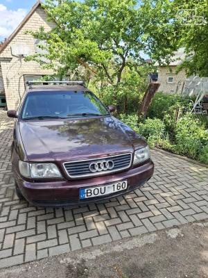 Red Audi A6 1995 in Telschi, with an engine capacity of 2.50 L and mileage of 375 thousand km for 550 €, photo 6 on AUTOMOTO.COM.LV