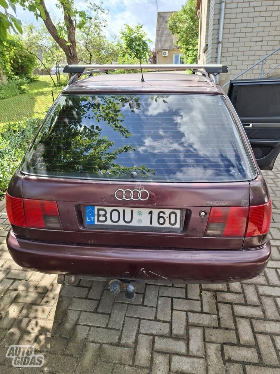 Red Audi A6 1995 in Telschi, with an engine capacity of 2.50 L and mileage of 375 thousand km for 550 €, photo 12 on AUTOMOTO.COM.LV