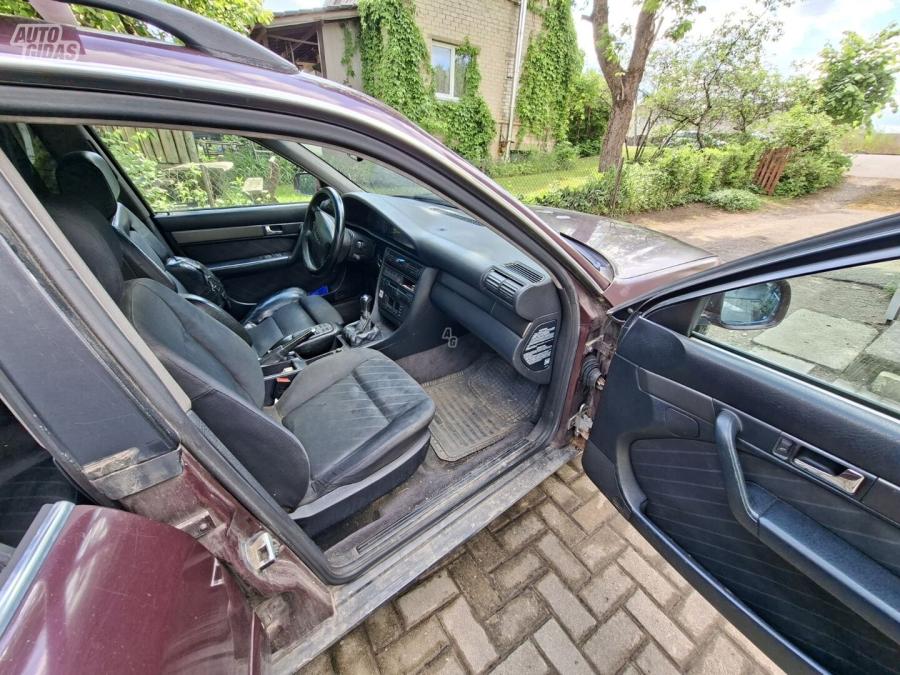 Red Audi A6 1995 in Telschi, with an engine capacity of 2.50 L and mileage of 375 thousand km for 550 €, photo 15 on AUTOMOTO.COM.LV