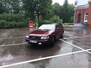 Красный Ауди А6 1995 в Даугавпилс, объемом двигателя 1.90 л и пробегом 559 тыс. км за 900 €, фото  на AUTOMOTO.COM.LV