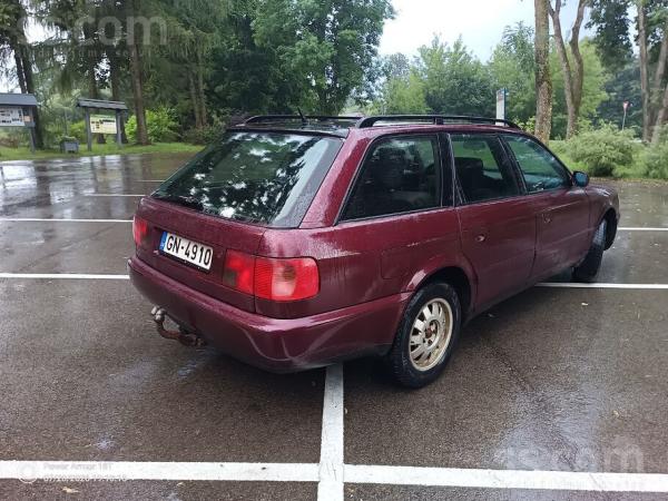 Red Audi A6 1995 in Daugavpils, with an engine capacity of 1.90 L and mileage of 559 thousand km for 900 €, photo 4 on AUTOMOTO.COM.LV