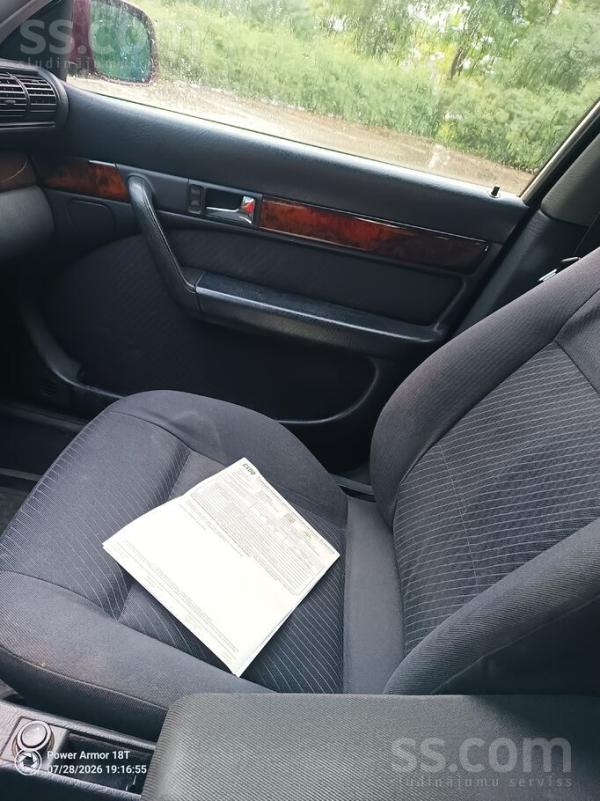 Red Audi A6 1995 in Daugavpils, with an engine capacity of 1.90 L and mileage of 559 thousand km for 900 €, photo 8 on AUTOMOTO.COM.LV