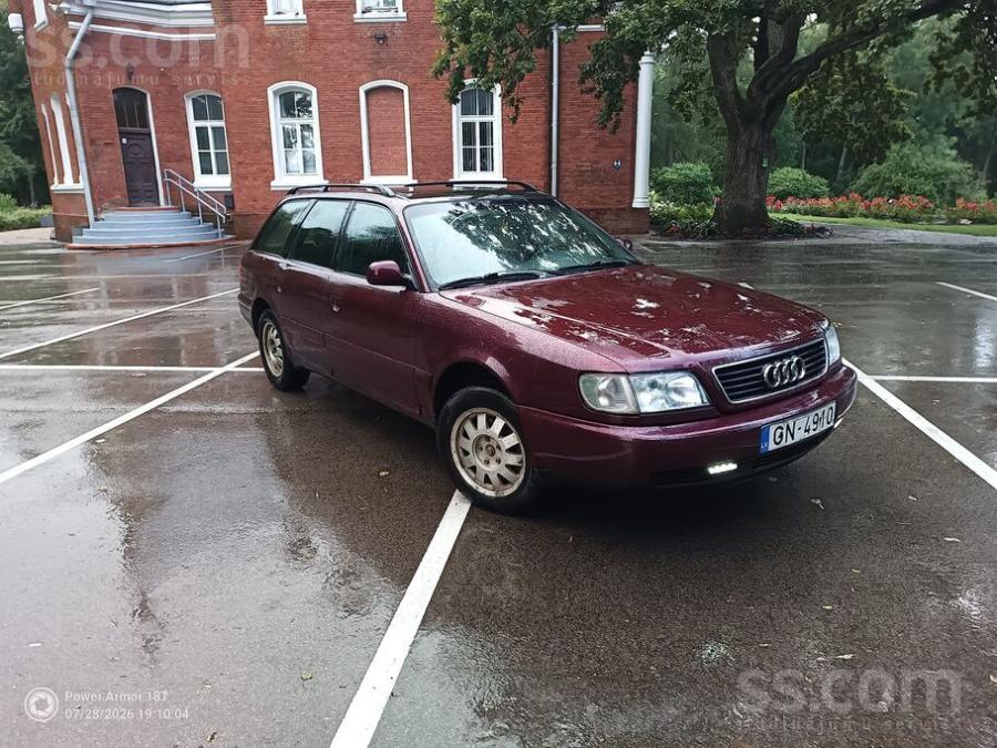 Красный Ауди А6 1995 в Даугавпилс, объемом двигателя 1.90 л и пробегом 559 тыс. км за 1300 €, фото 1 на AUTOMOTO.COM.LV
