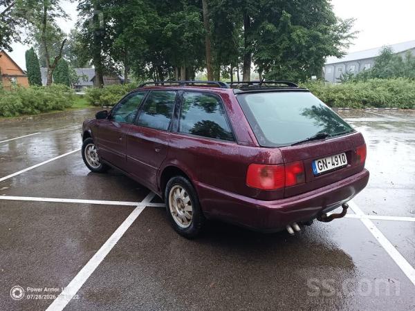 Sarkans Audi A6 1995 Daugavpils, ar dzinēja tilpumu 1.90 L un nobraukumu 559 tūkst. km par 1300 €, foto 4 vietnē AUTOMOTO.COM.LV
