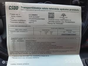 Красный Ауди А6 1995 в Даугавпилс, объемом двигателя 1.90 л и пробегом 559 тыс. км за 1300 €, фото 11 на AUTOMOTO.COM.LV