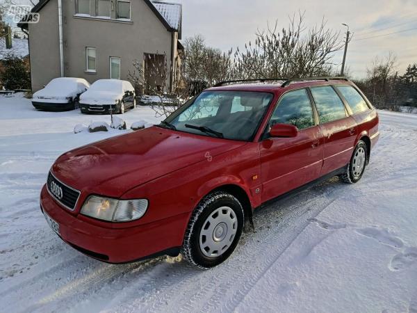 Red Audi A6 1996 in Joniskis, with an engine capacity of 2.50 L and mileage of 322 thousand km for 620 €, photo 1 on AUTOMOTO.COM.LV