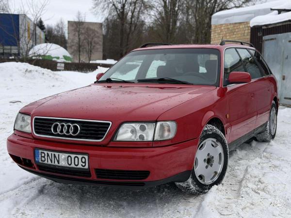 Red Audi A6 1996 in Rokiskis, with an engine capacity of 2.46 L and mileage of 570 thousand km for 1850 €, photo 1 on AUTOMOTO.COM.LV