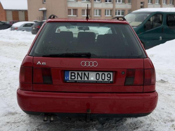 Красный Ауди А6 1996 в Рокишкис, объемом двигателя 2.46 л и пробегом 570 тыс. км за 1850 €, фото 11 на AUTOMOTO.COM.LV