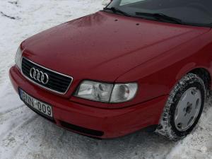 Red Audi A6 1996 in Rokiskis, with an engine capacity of 2.46 L and mileage of 570 thousand km for 1850 €, photo 12 on AUTOMOTO.COM.LV