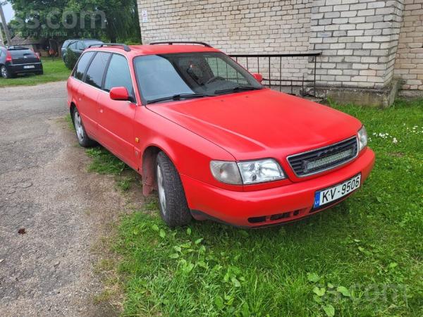 Red Audi A6 1996 in Bauska, with an engine capacity of 2.50 L and mileage of 530 thousand km for 1500 €, photo 2 on AUTOMOTO.COM.LV