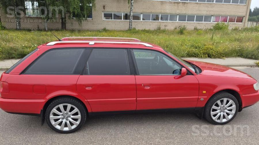 Red Audi A6 1996 in Daugavpils, with an engine capacity of 1.80 L and mileage of 454 thousand km for 1800 €, photo 3 on AUTOMOTO.COM.LV
