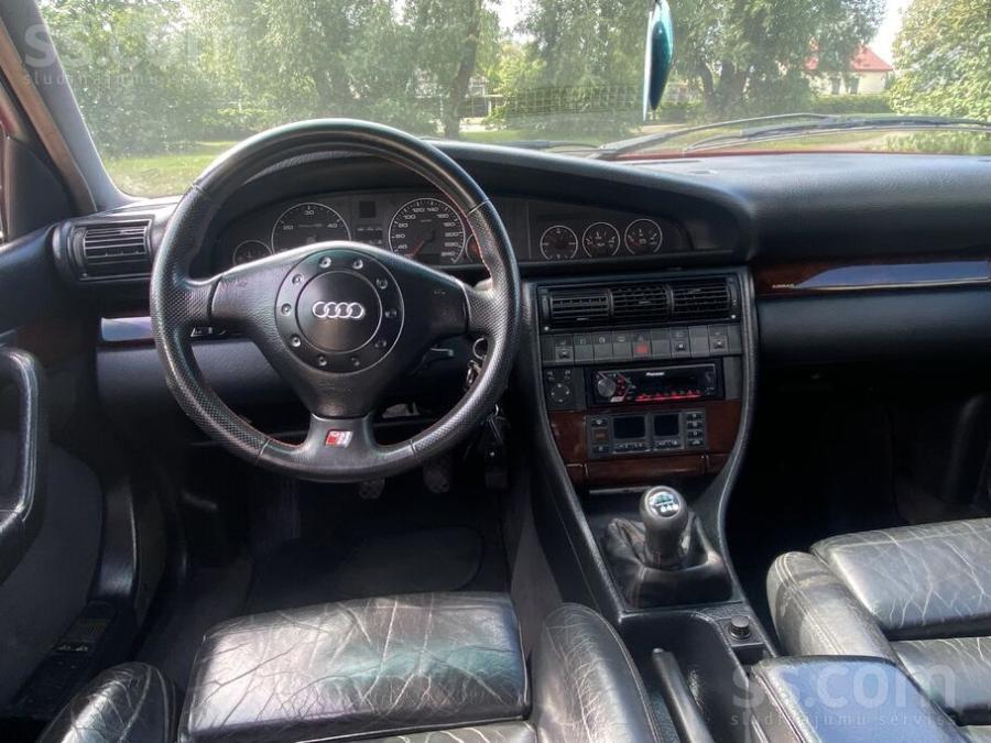 Red Audi A6 1996 in Liepaja, with an engine capacity of 2.50 L and mileage of 560 thousand km for 3750 €, photo 14 on AUTOMOTO.COM.LV
