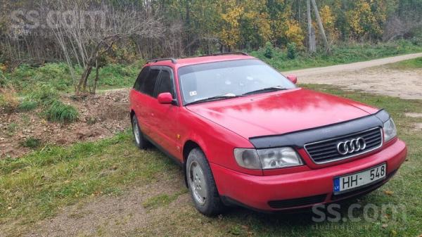 Red Audi A6 1997 in Ludza, with an engine capacity of 2.50 L and mileage of 368 thousand km for 1000 €, photo 6 on AUTOMOTO.COM.LV