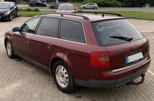 Red Audi A6 1998 in Vilnius, with an engine capacity of 2.39 L and mileage of 304 thousand km for 899 €, photo 4 on AUTOMOTO.COM.LV