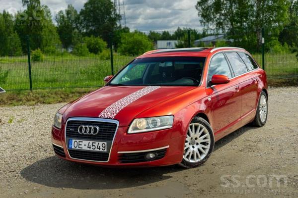 Red Audi A6 2005 in Riga, with an engine capacity of 3.00 L and mileage of 0 thousand km for 4790 €, photo 1 on AUTOMOTO.COM.LV