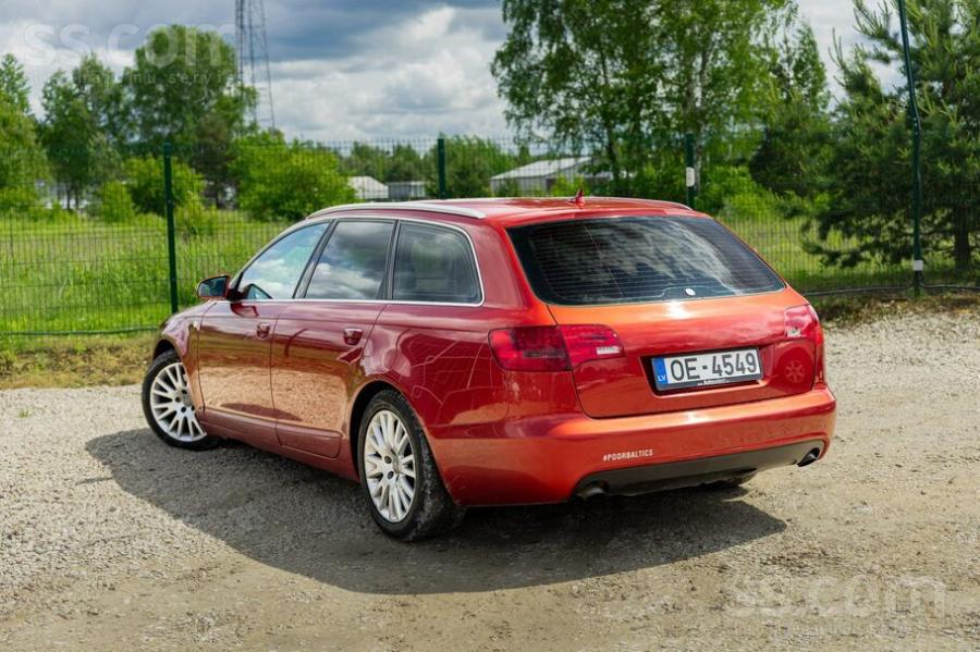 Red Audi A6 2005 in Riga, with an engine capacity of 3.00 L and mileage of 0 thousand km for 4790 €, photo 4 on AUTOMOTO.COM.LV
