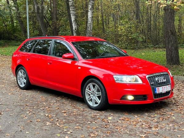Red Audi A6 2006 in Riga, with an engine capacity of 3.00 L and mileage of 0 thousand km for 3399 €, photo 8 on AUTOMOTO.COM.LV